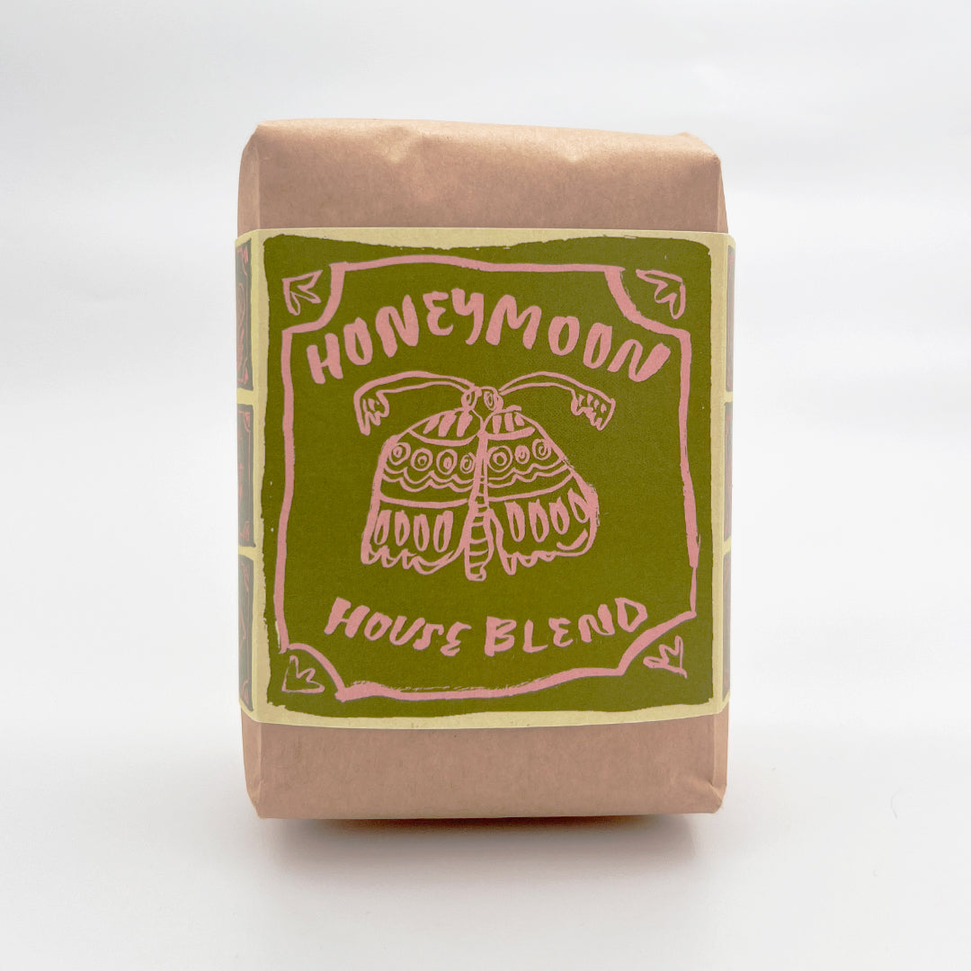 House Blend (Whole Bean Coffee, 12 oz.) – Honey Moon Coffee